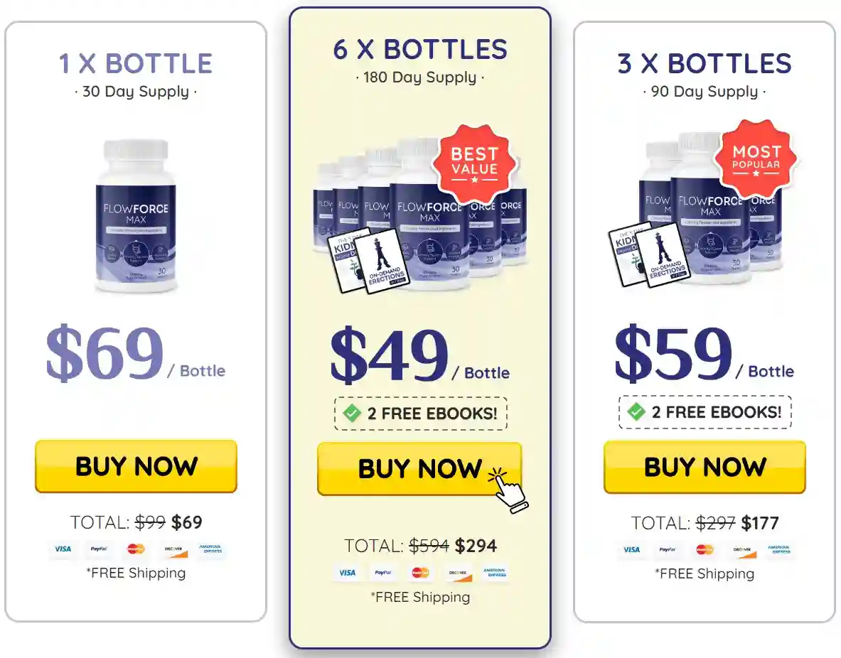 FlowForce Max® (Official) | #1 Support Prostate Health